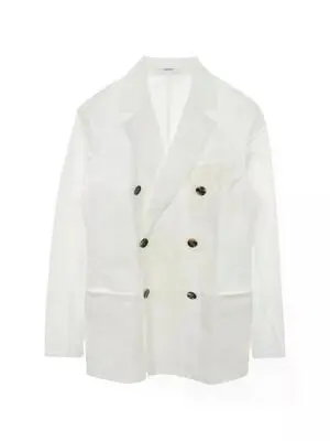 Hermès Double-breasted Jacket - White
