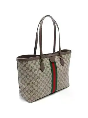 Gucci Gg Supreme Canvas Web Medium Tote Bag