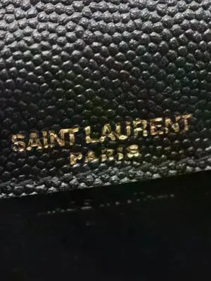 Saint Laurent 2020s Cassandra Leather Card Case