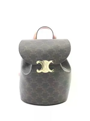 Celine Bonnie Triomphe Backpack - Black