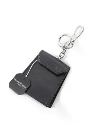 MAISON MARGIELA 4 Stitches Tea-bag Bag Charm - Black