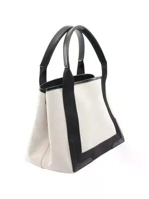 Balenciaga Navy Cabas Tote Bag