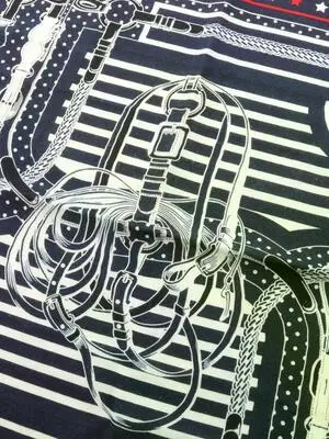 Hermès Disco Coaching Silk Scarf