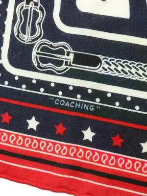 Hermès Disco Coaching Silk Scarf