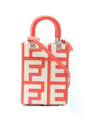 Fendi 2010s Mini Sunshine Shopper 2-way Tote Bag