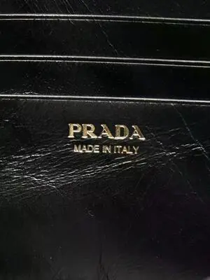 Prada Enamel Triangle Mini Bag