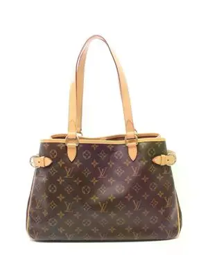 LOUIS VUITTON Monogram Canvas Batignolles Horizontal Tote Bag - Brown