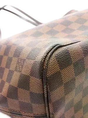 LOUIS VUITTON 2011 Mm Neverfull Damier Ébène Tote Bag