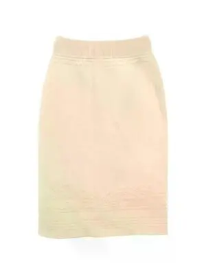 Hermès Openwork Knit Fitted Skirt