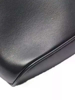 Burberry Striped Trim Leather Belt Bag