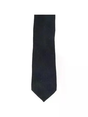 TOM FORD Textured Finish Neck Tie - Blue