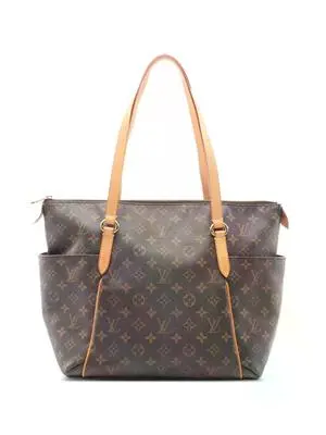 LOUIS VUITTON Monogram Canvas Tote Bag - Brown