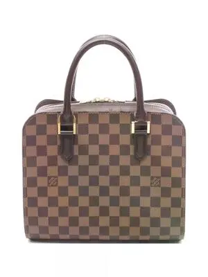 LOUIS VUITTON Triana Zip-up Tote Bag - Brown