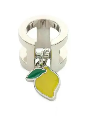 Hermès Mini H Citron Ring - Silver