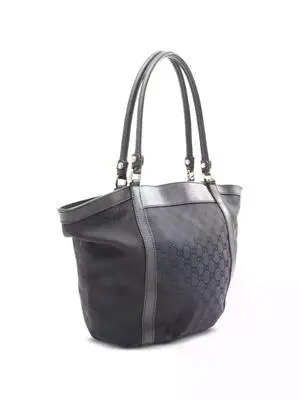 Gucci Abby Gg Canvas Tote Bag - Black