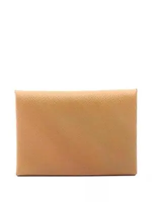 Hermès 2023 Calvi Duo Coin Purse - Neutrals