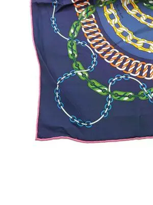 Hermès Carré 90 "réaction En Chaînes" Scarf