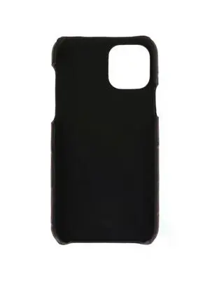 TOM FORD Logo-plaque Croc-effect Leather Phone Case