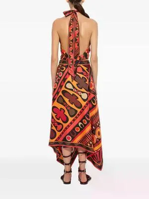 Emilio Pucci Silk Twill Soleil Print Skirt