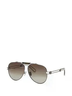 Philipp Plein Gradient Pilot Frame Sunglasses - Grey