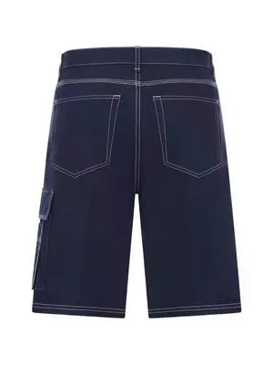 Fendi Contrast Stitch Cargo Shorts