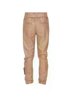 Rick Owens Belted Leather Trousers