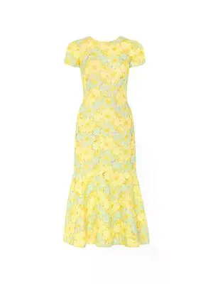 MILLY Tahlia Lace Midi Dress