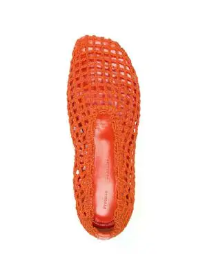 Proenza Schouler Crochet Knit Ballet Flats