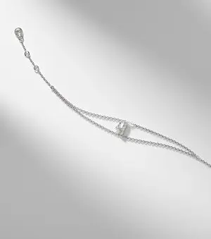 REPOSSI 18kt White Gold Diamond Bracelet - Silver