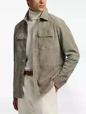 Ralph Lauren Purple Label Calloway Suede Jacket