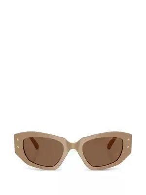 Michael Kors Le Praz Geometric-frame Sunglasses - Neutrals