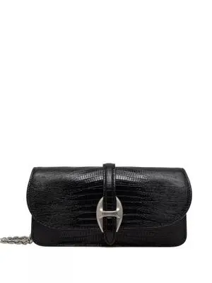 TRUSSARDI Reptile-effect Chain-link Wallet - Black