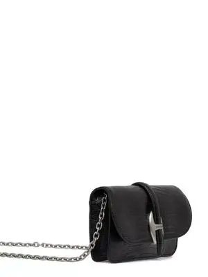 TRUSSARDI Reptile-effect Chain-link Wallet