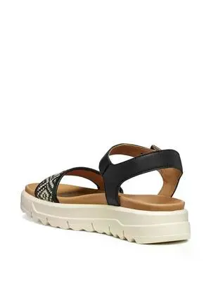 Geox Xand 2.1s Geometric-pattern Buckled Sandals