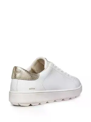Geox Spherica Ecub-1 B Metallic-effect Heel-counter Sneakers