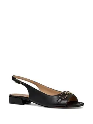Geox Eraklia Horsebit Slingback Sandals