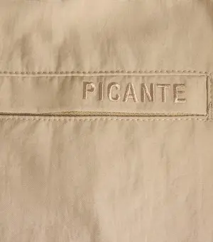 PICANTE Crinkled Pleated Waterproof Nylon Shorts