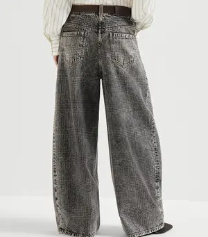 Brunello Cucinelli Loose Barrel Jeans
