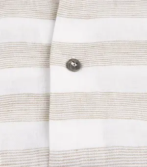 Eskandar Linen Check A-line Shirt