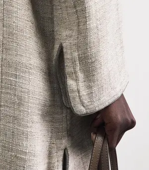 Eskandar Linen-blend Bakhtiari Cardigan