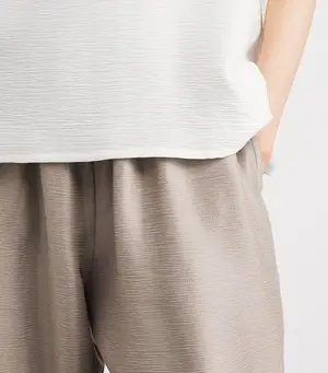 Eskandar Silk Wide Leg Trousers