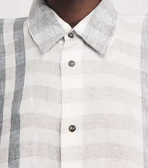 Eskandar Linen A-line Shirt Dress