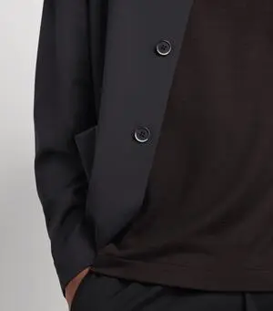 Barena Venezia Stretch-wool Gabardine Overshirt