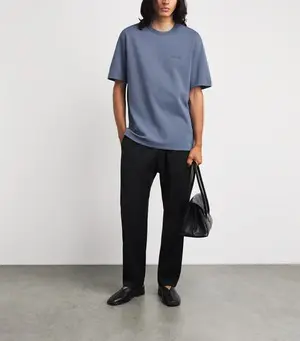 NN.07 Relaxed Logo Nat T-shirt