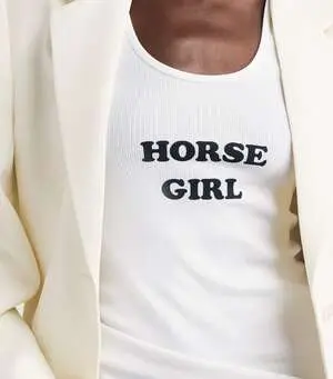 Stella McCartney Horse Girl Tank Top
