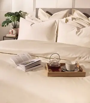 Harrods Brompton Ii King Flat Sheet - Ivory