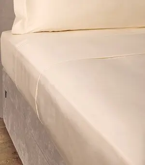 Harrods Brompton Ii King Flat Sheet - Ivory