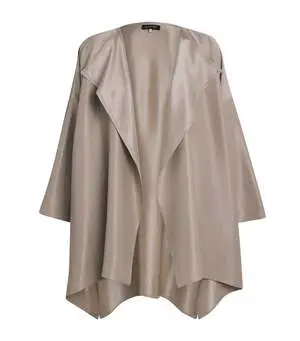 Eskandar Silk Plissé Jacket