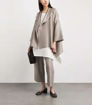 Eskandar Silk Plissé Jacket