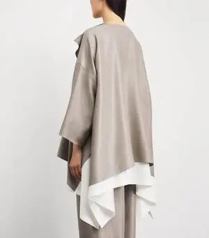Eskandar Silk Plissé Jacket